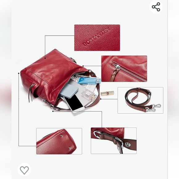 Bostanten | Bags | Like New Bostanten Leather Purse With Compartments ...